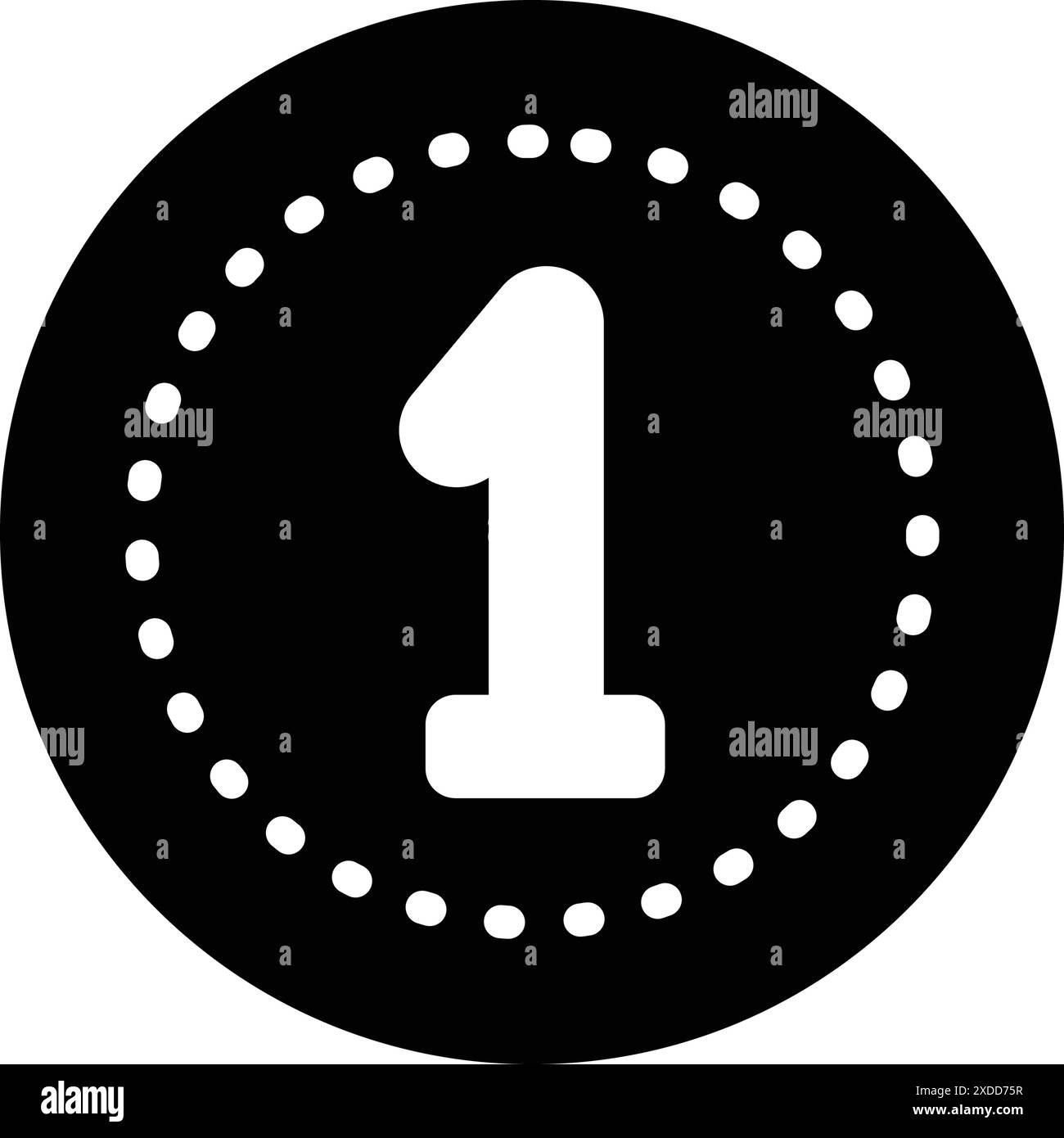 Number one logo Black and White Stock Photos & Images - Alamy