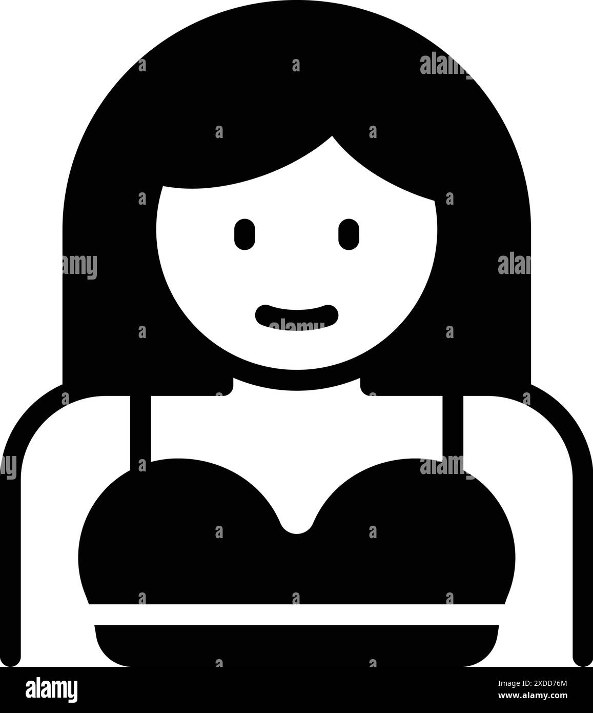Icon for girl,gal Stock Vector Image & Art - Alamy