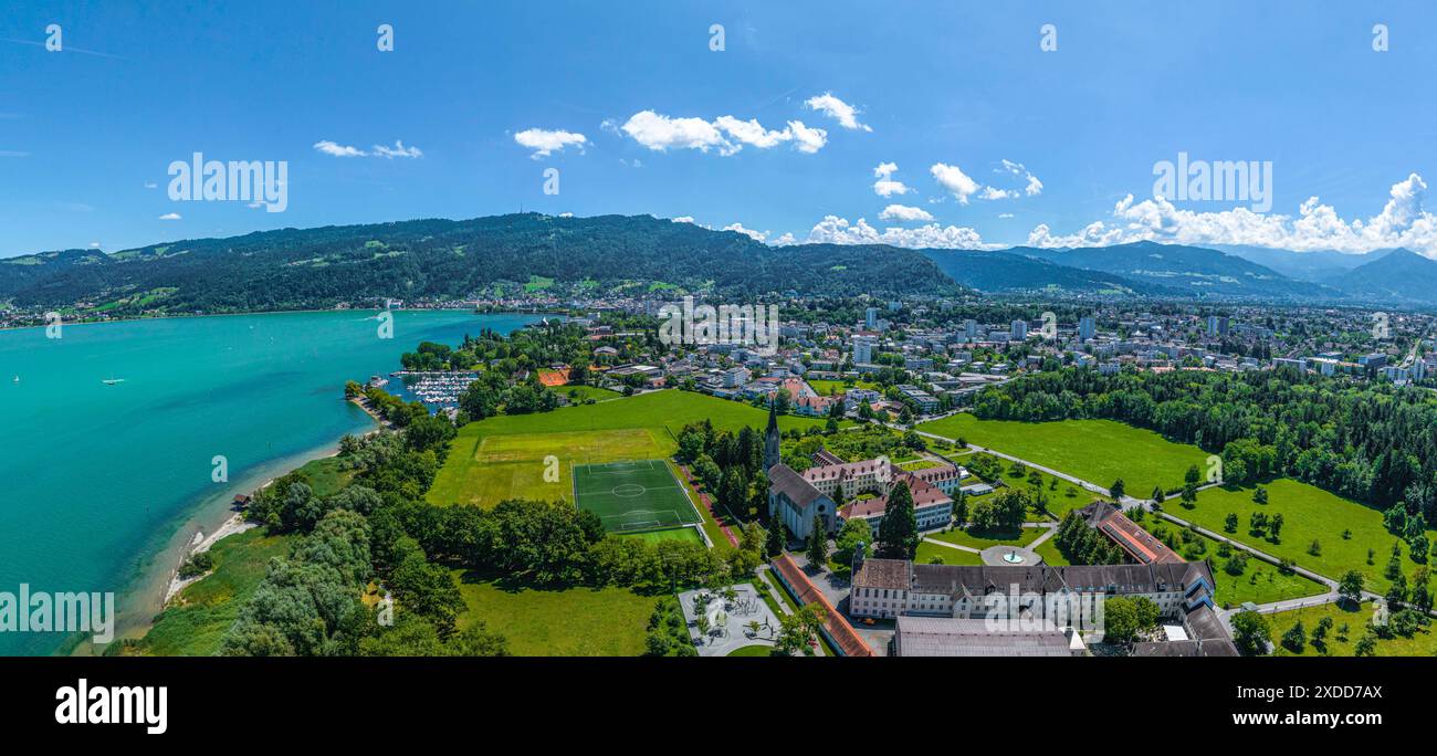 Ausblick auf die Region Bregenz am Bodensee nahe Mehrerau Mehrerau am ...