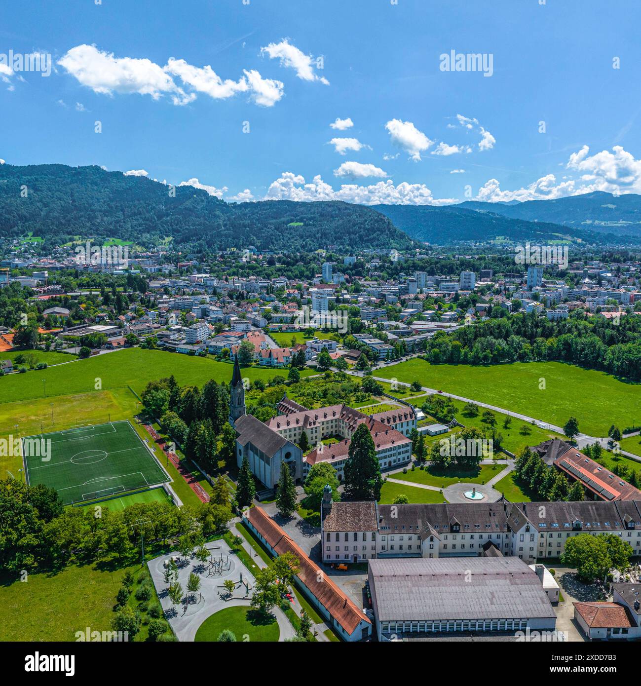 Ausblick auf die Region Bregenz am Bodensee nahe Mehrerau Mehrerau am ...