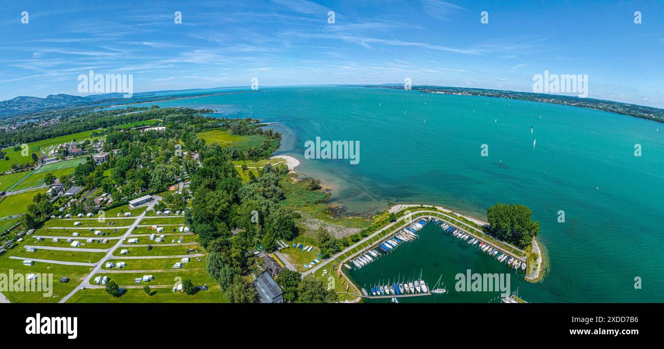 Ausblick auf die Region Bregenz am Bodensee nahe Mehrerau Mehrerau am ...