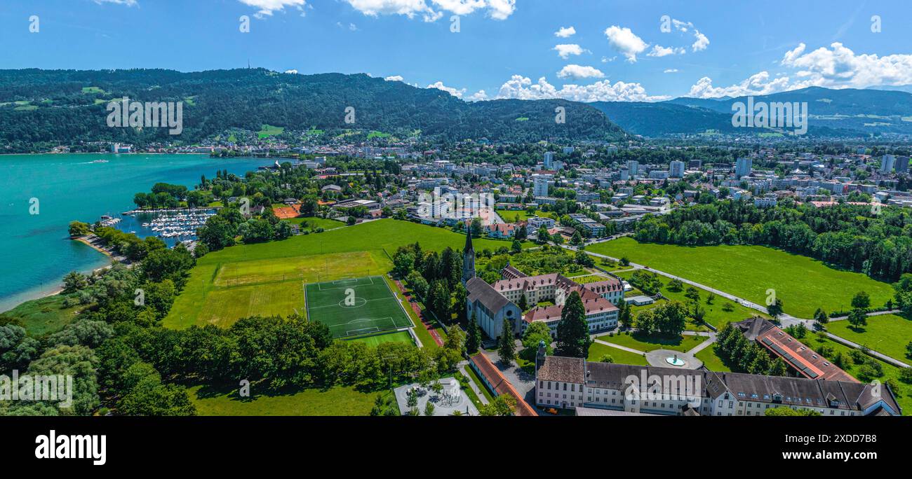 Ausblick auf die Region Bregenz am Bodensee nahe Mehrerau Mehrerau am ...