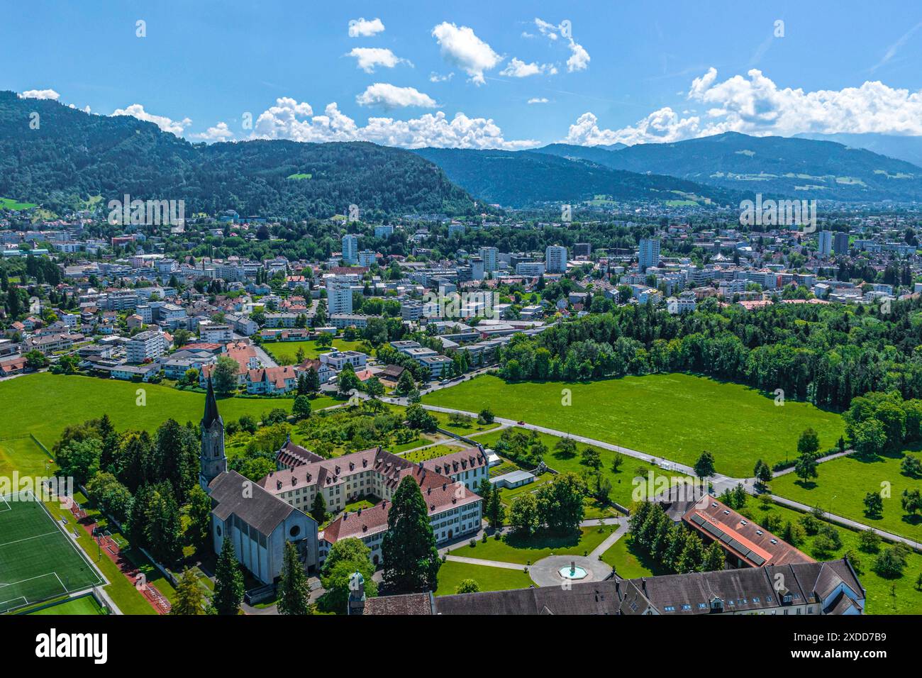 Ausblick auf die Region Bregenz am Bodensee nahe Mehrerau Mehrerau am ...