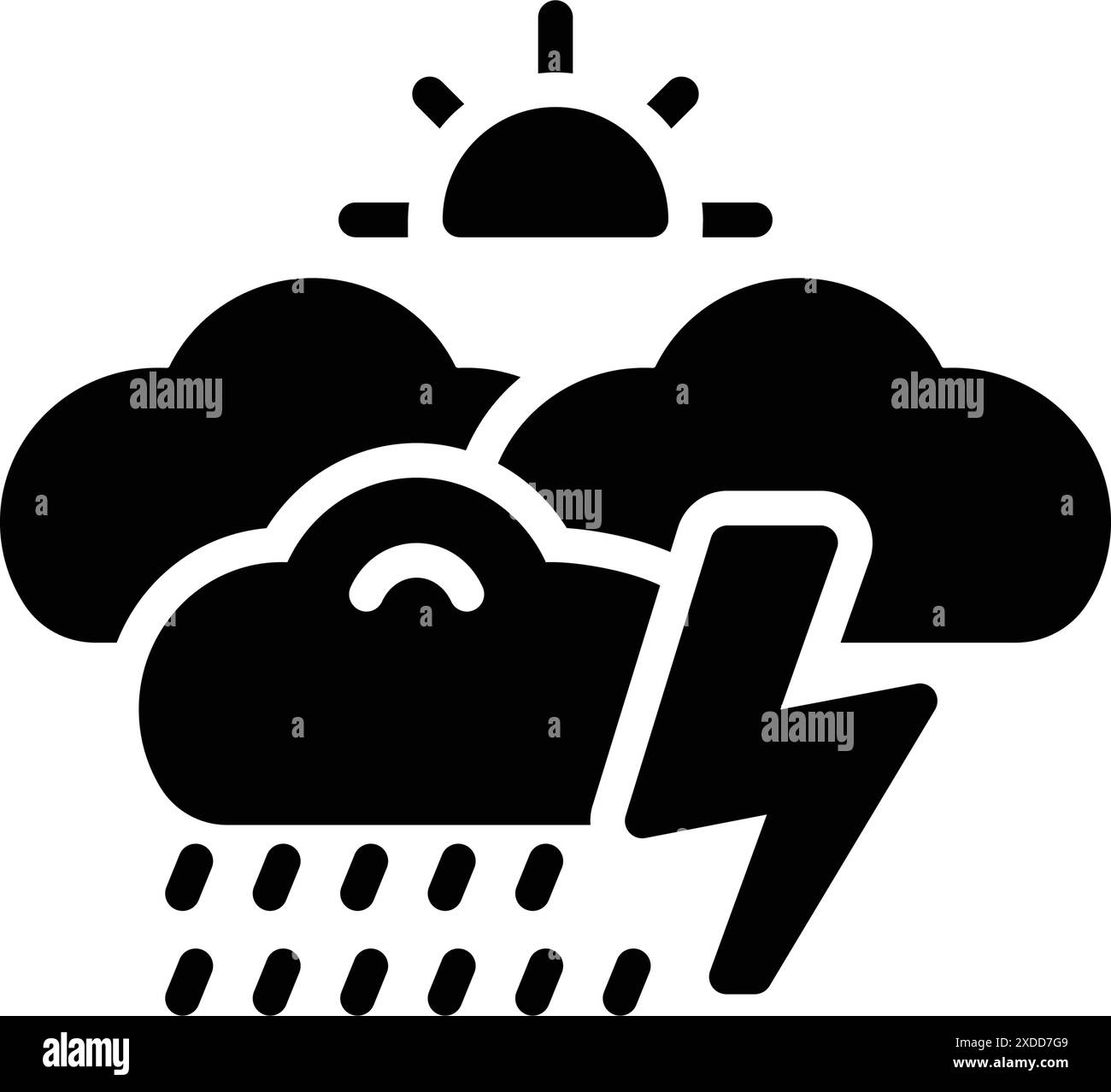 Icon for whether,rumble Stock Vector Image & Art - Alamy