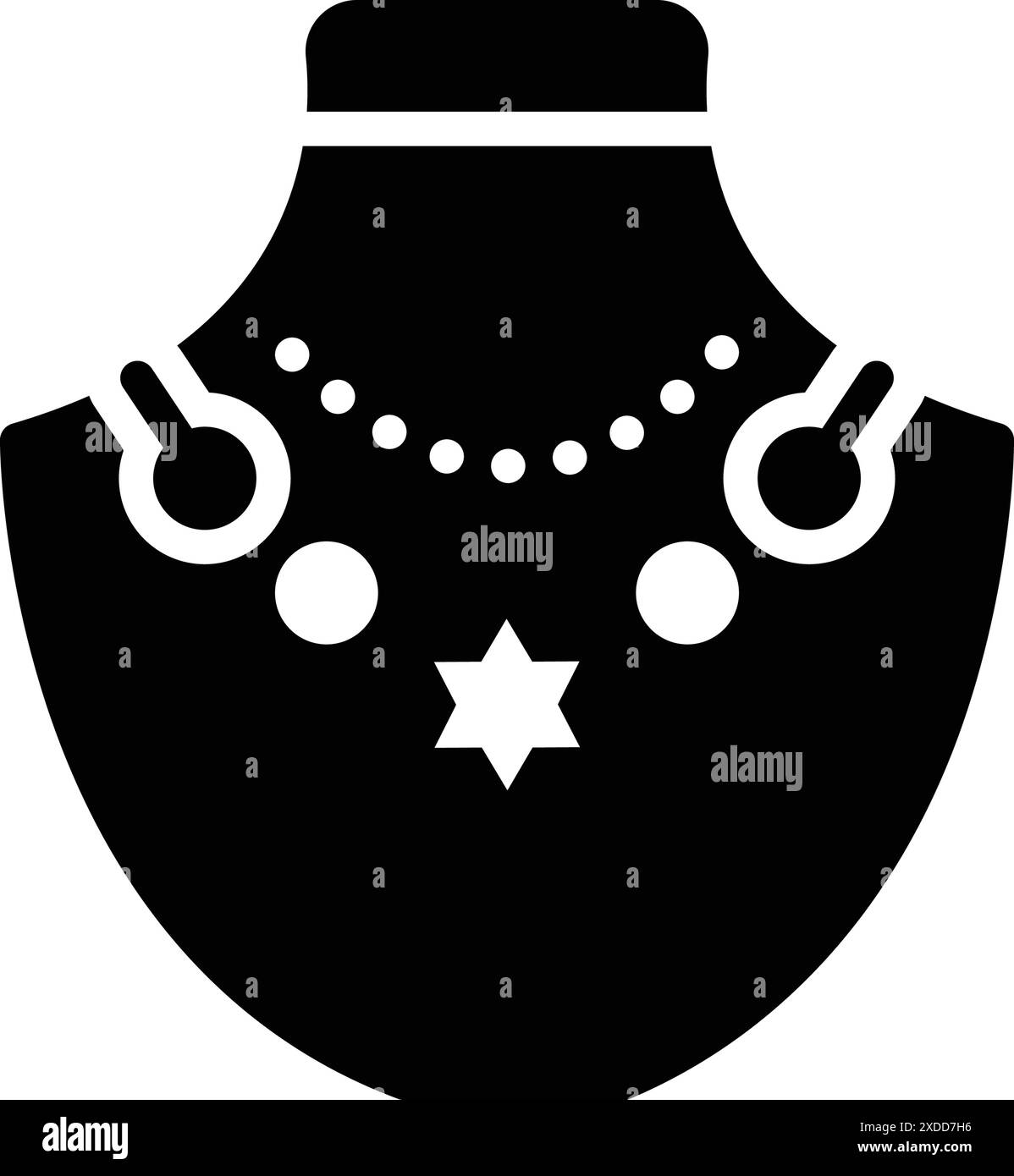 Icon golden jewellery Black and White Stock Photos & Images - Alamy