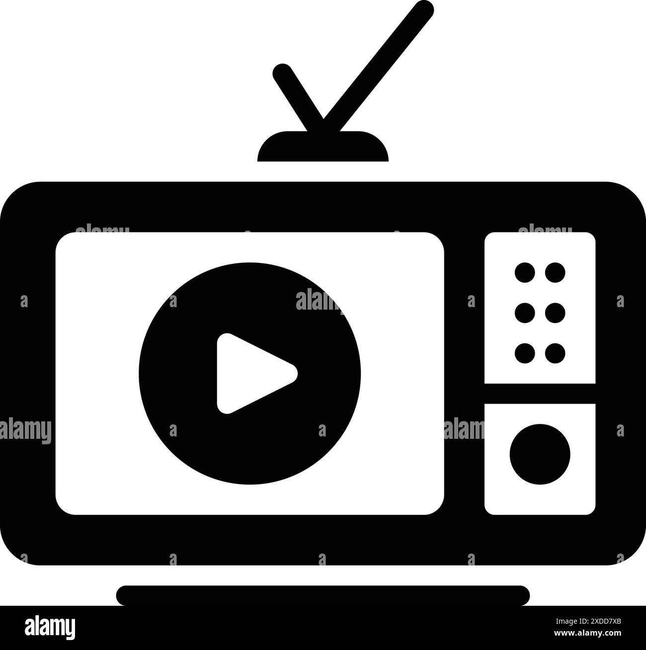 Media channel logo Black and White Stock Photos & Images - Alamy