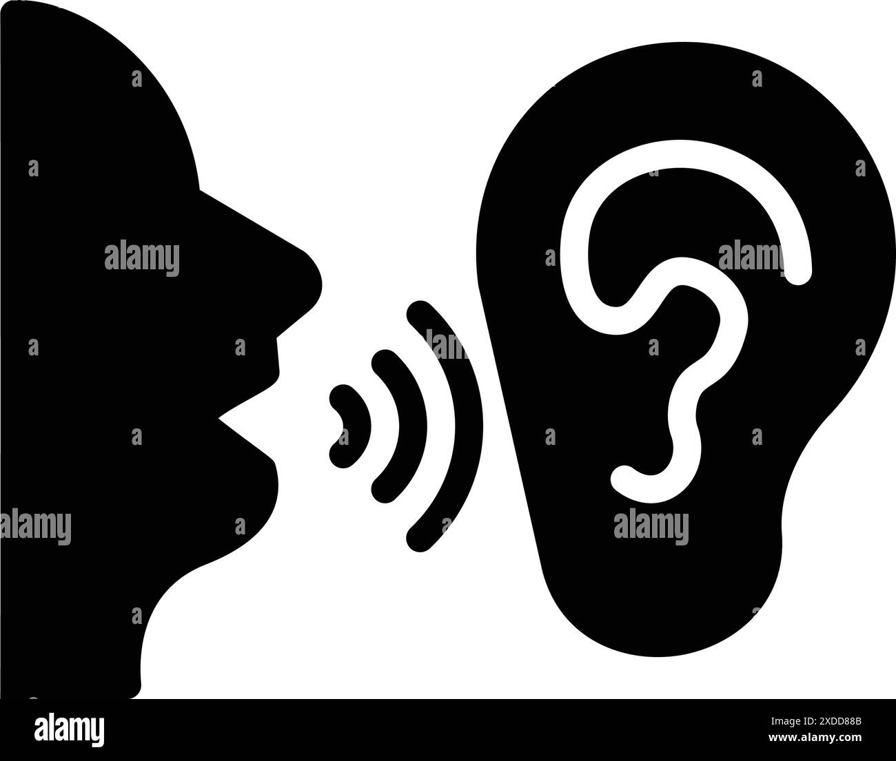 Icon for secret,talk Stock Vector Image & Art - Alamy