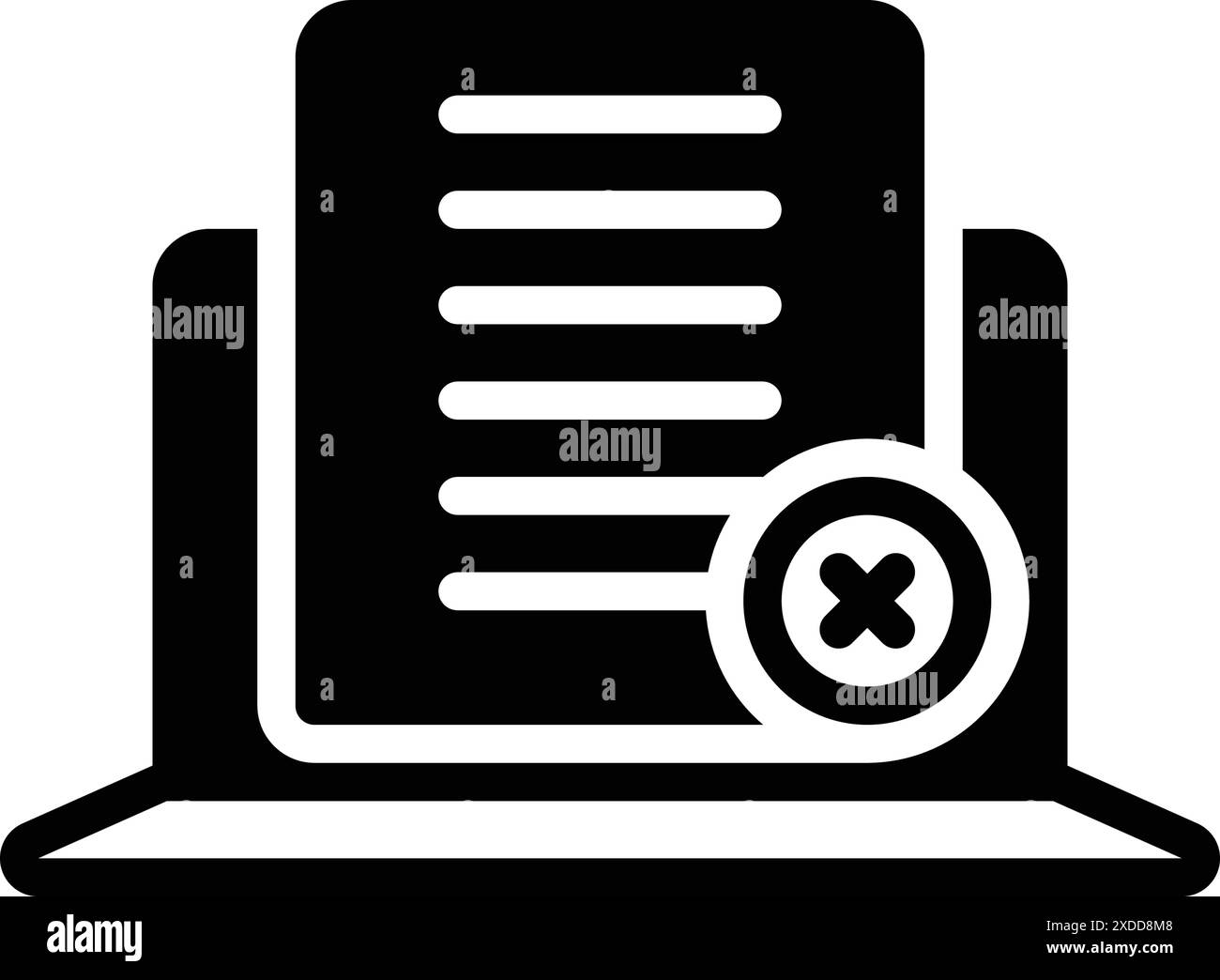 Icon for deny,refuse Stock Vector Image & Art - Alamy