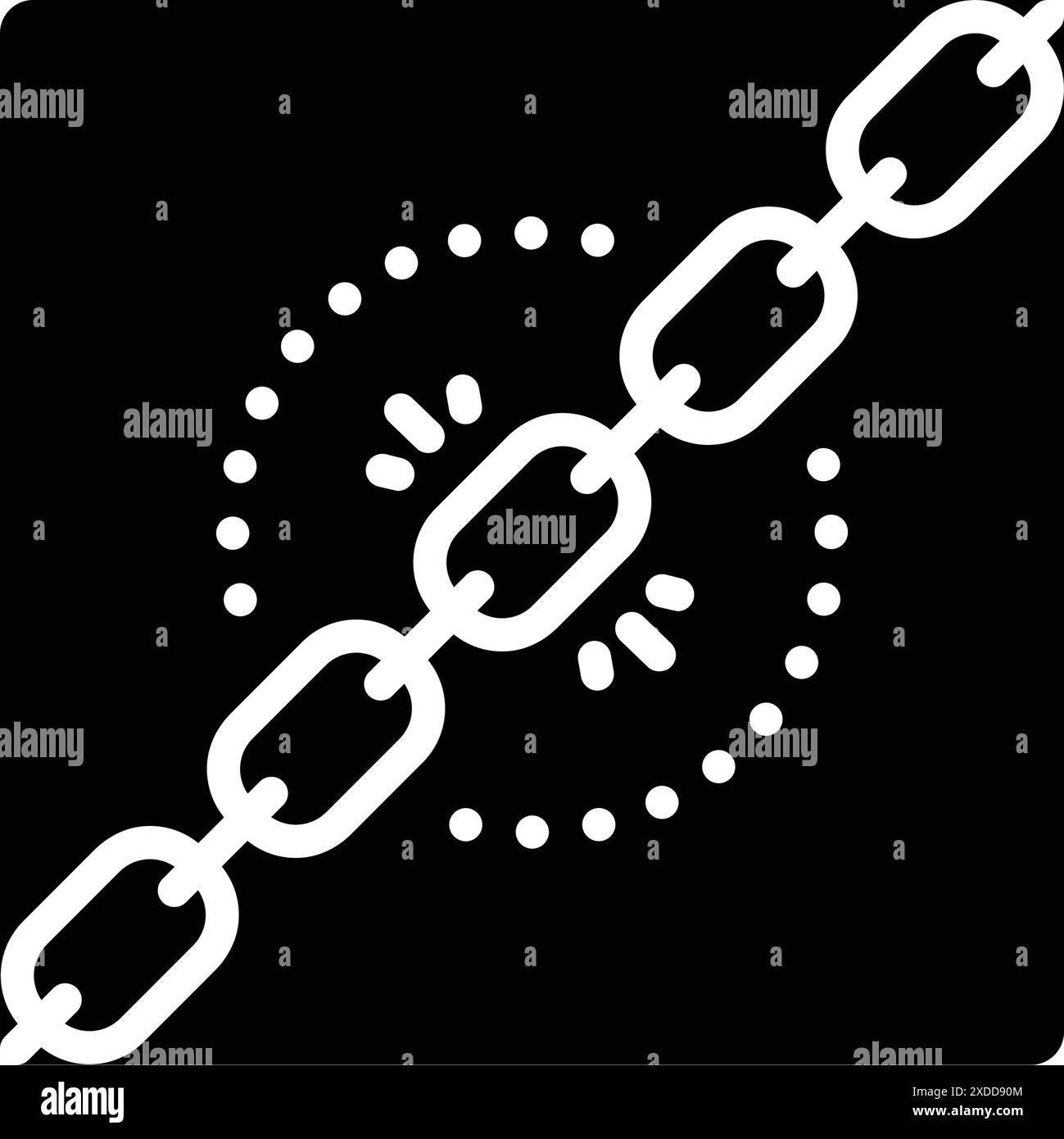 Icon for chain,weaklink Stock Vector Image & Art - Alamy