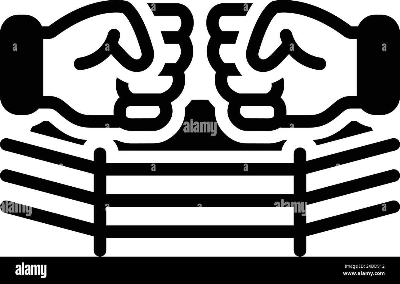 Brawl vector vectors Black and White Stock Photos & Images - Alamy