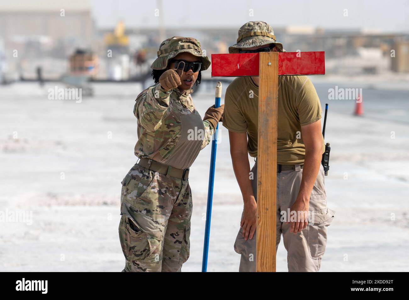 Airfield damage repair hi-res stock photography and images - Alamy