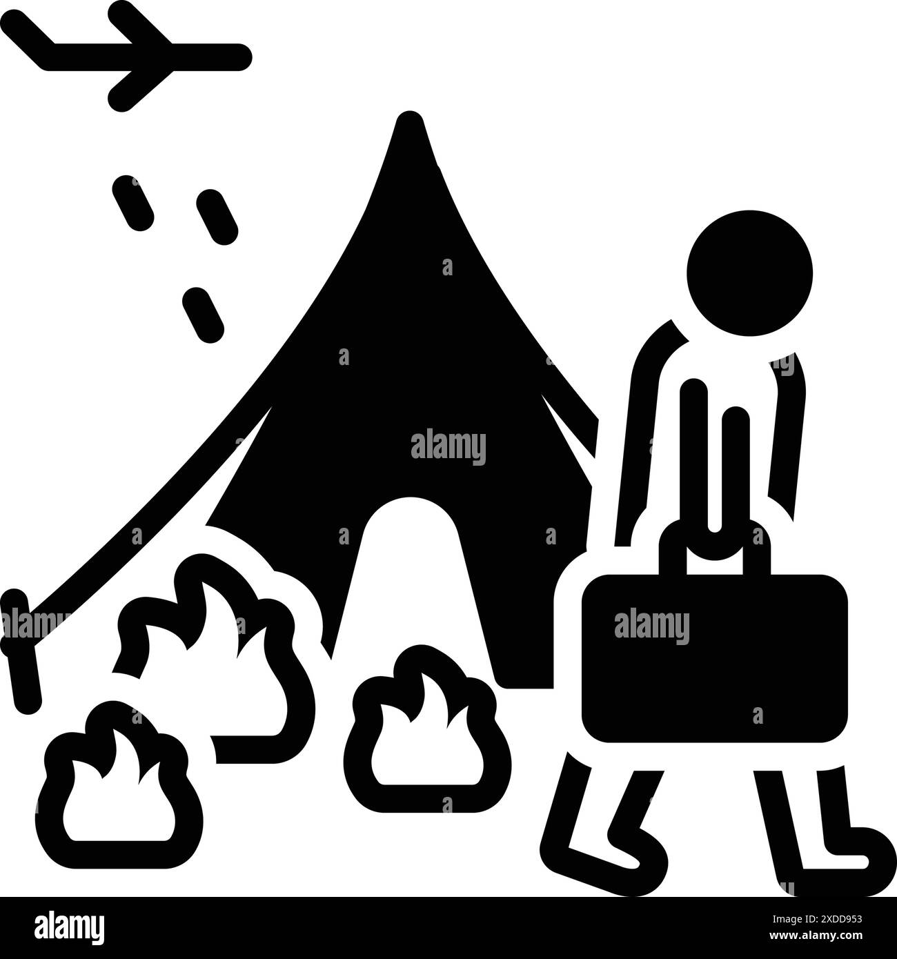 Icon for refugee,fugitive Stock Vector Image & Art - Alamy