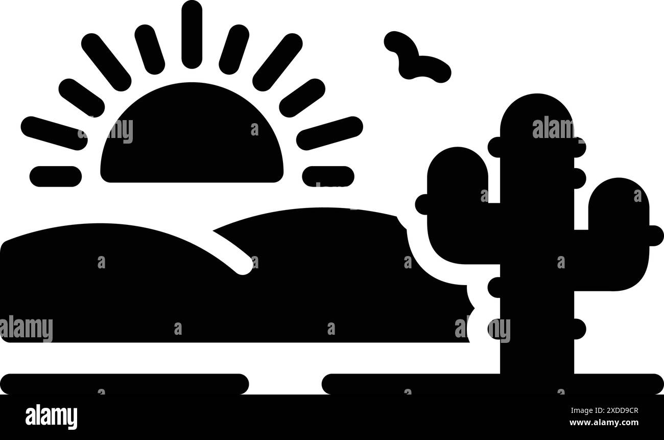 Icon for desert,sands,sandbar Stock Vector Image & Art - Alamy
