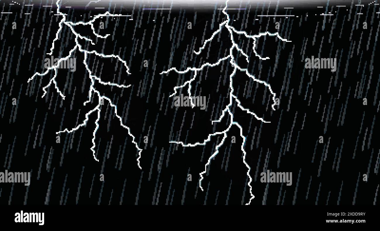 Two lightning bolts Stock Vector Images - Alamy