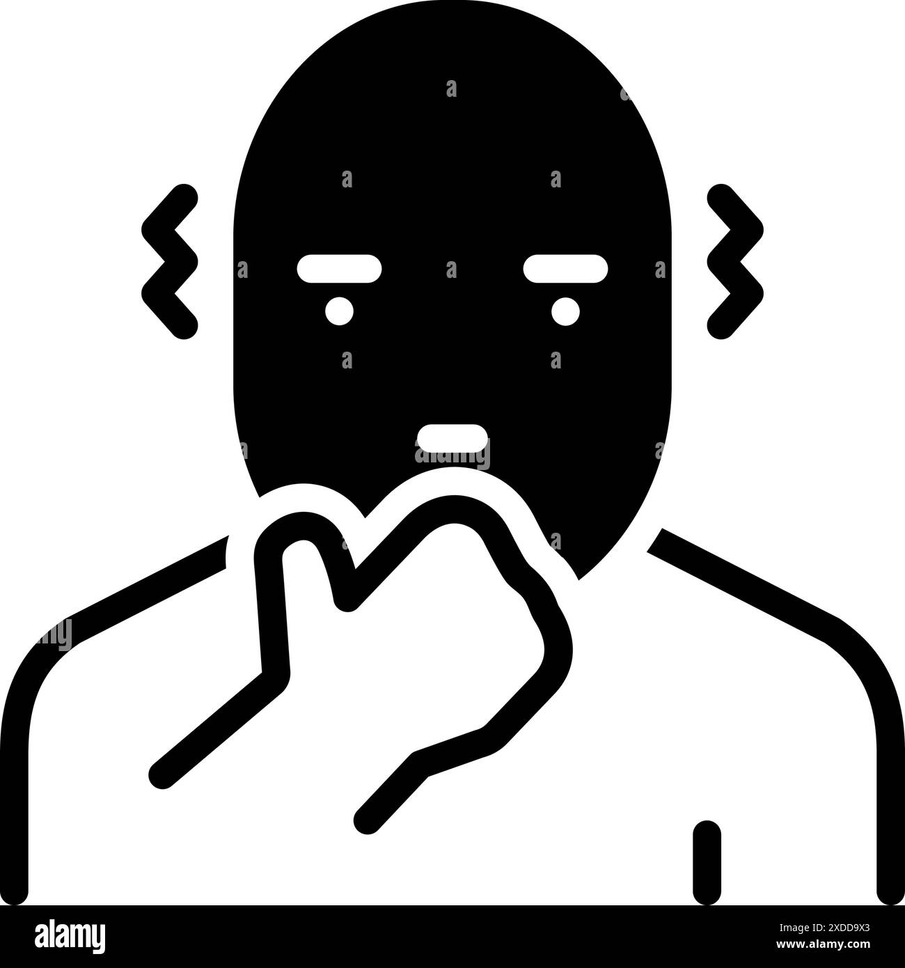 Icon for afraid,frightened Stock Vector Image & Art - Alamy