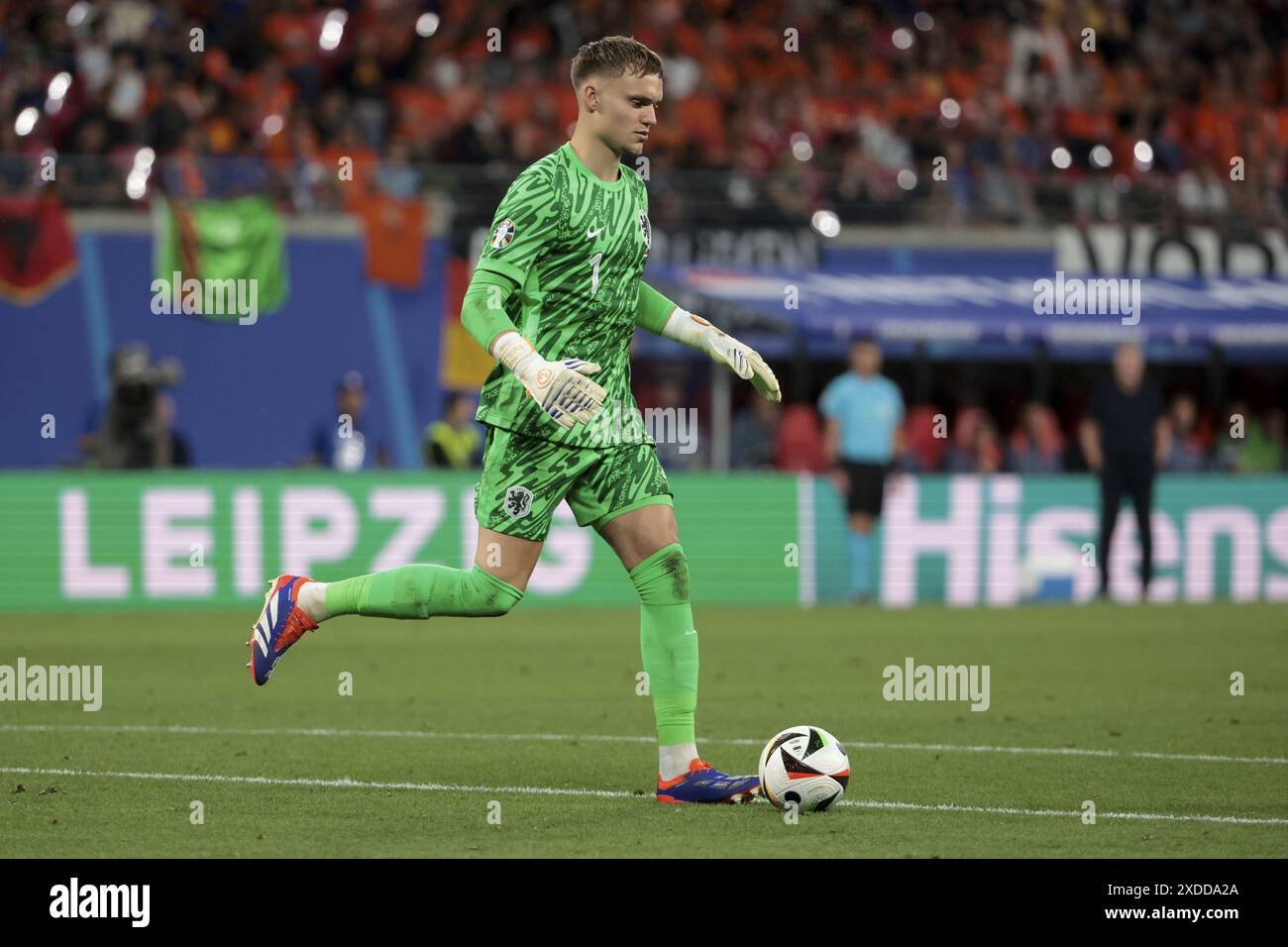 Netherlands goalkeeper Bart Verbruggen during the UEFA Euro 2024, Group ...