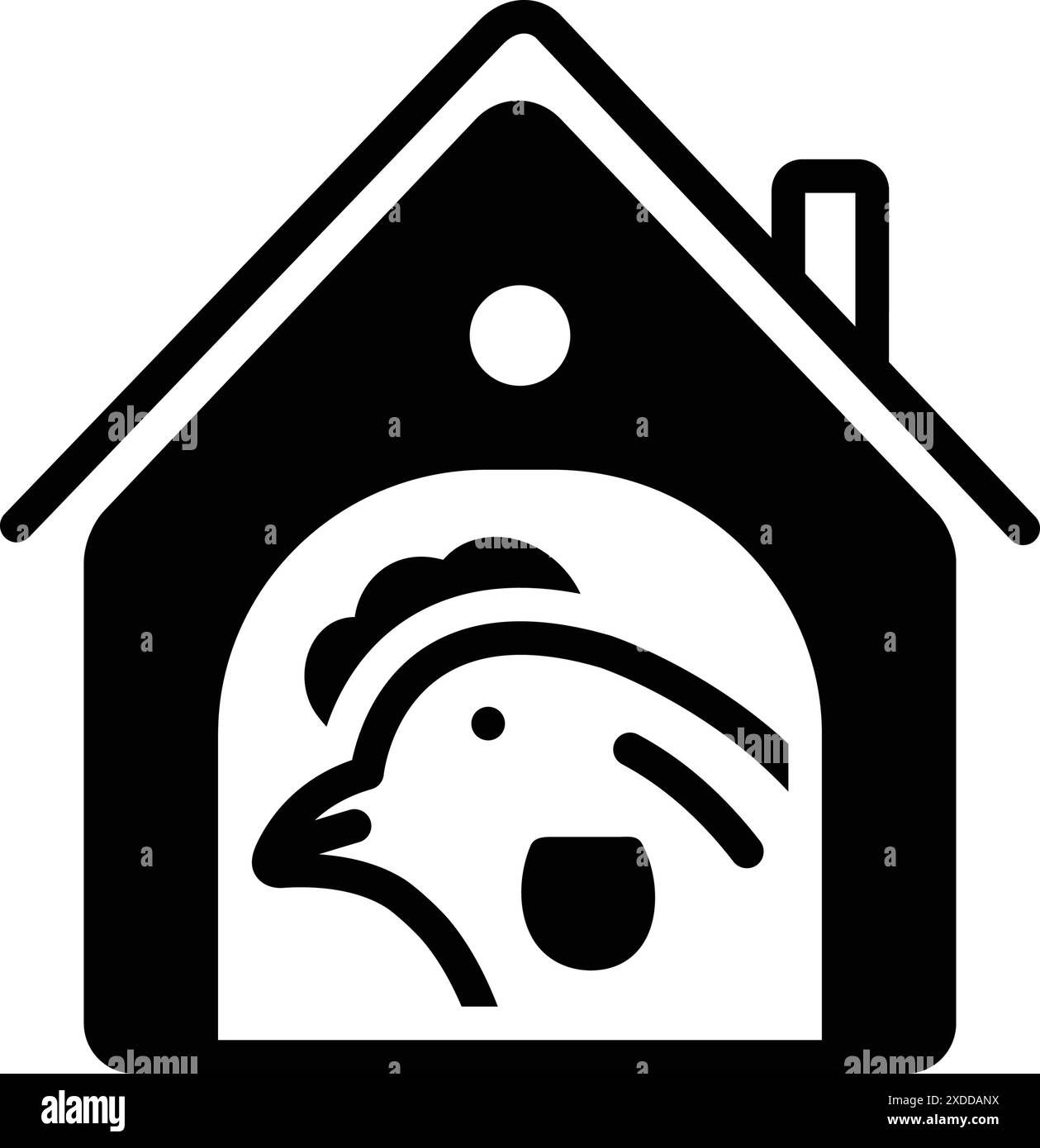 Icon for chicken in coop,chicken Stock Vector Image & Art - Alamy