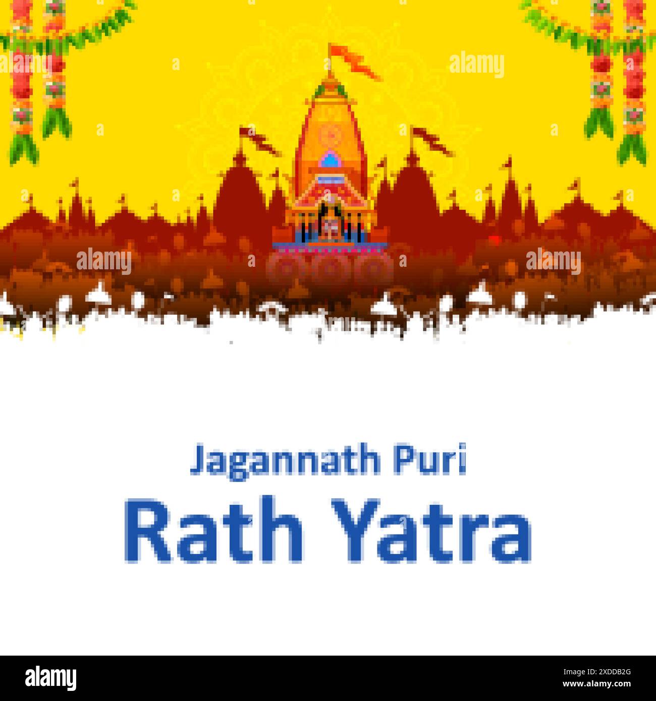 Lord Jagannath, Balabhadra and Subhadra on annual Ratha Yatra in Odisha ...