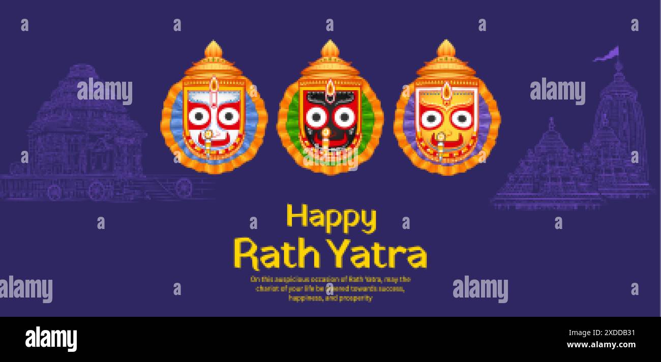 Lord Jagannath, Balabhadra and Subhadra on annual Ratha Yatra in Odisha ...