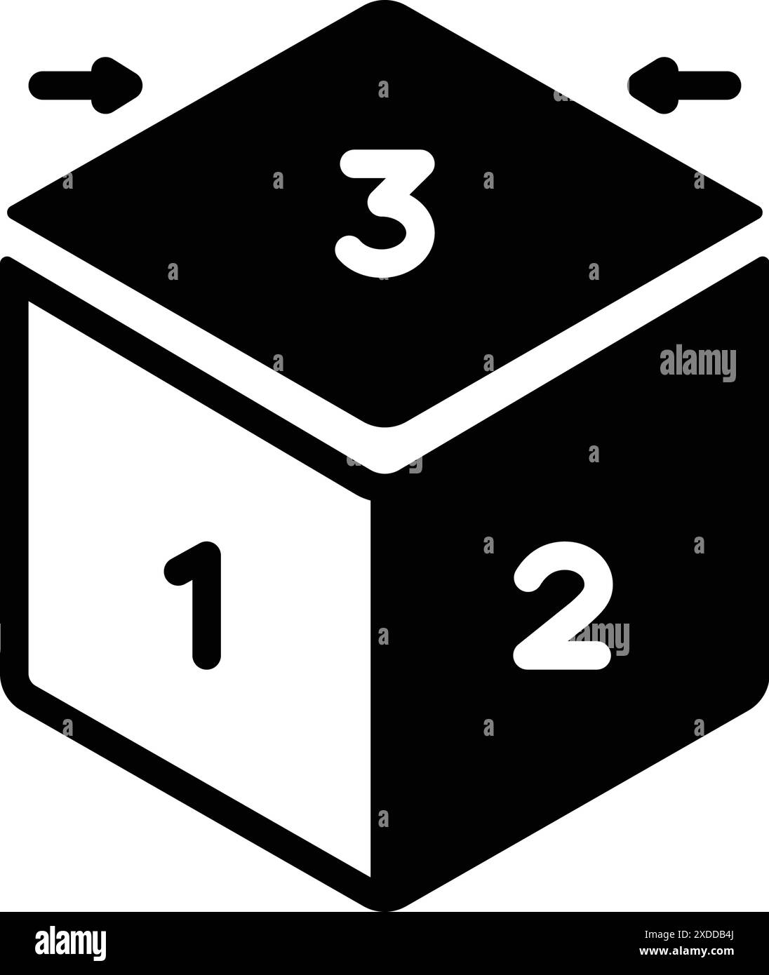 Icon for third dice Stock Vector Image & Art - Alamy