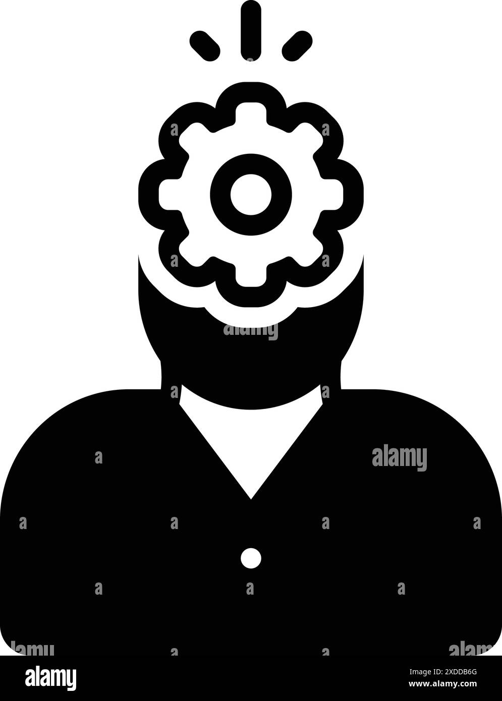 Icon for thinking brain Stock Vector Image & Art - Alamy