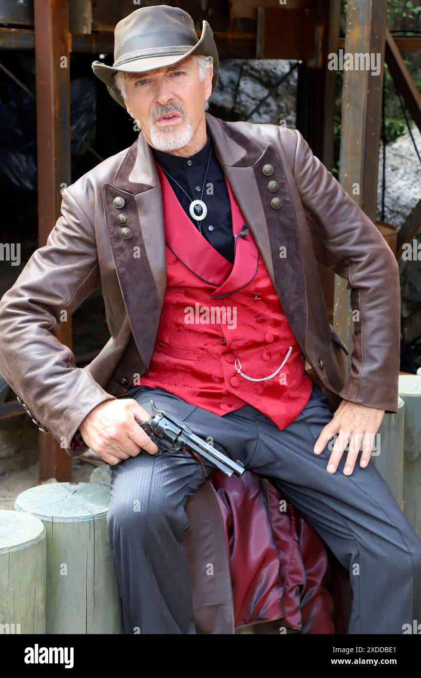 Nick Wilder beim Pressetermin mit Ausschnitten aus dem Stück Winnetou ...