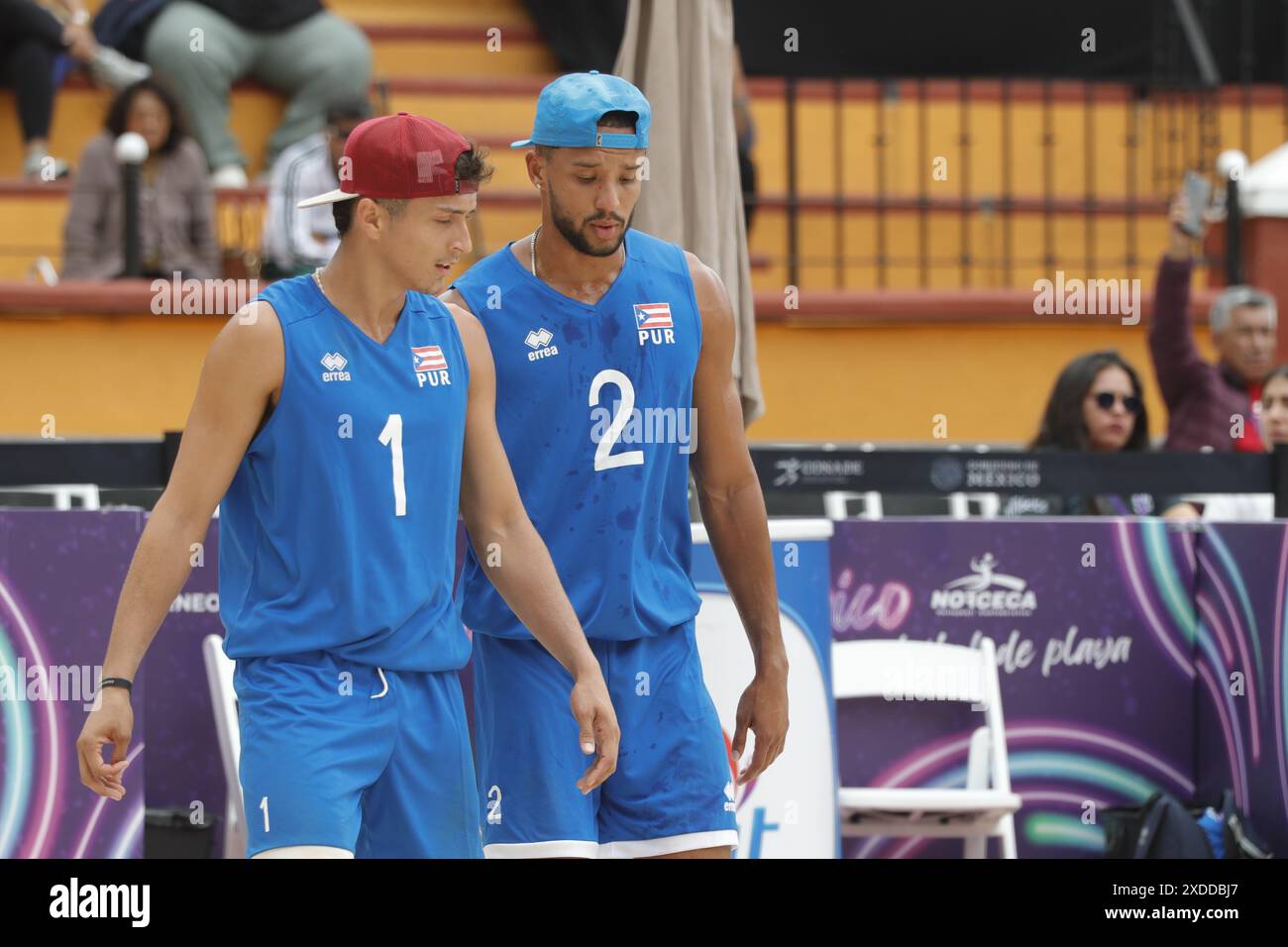 June 21, 2024, Tlaxcala, Ciudad de Mexico, Mexico: Willian Rivera #2 and Arnaldo Torres #1 of ...