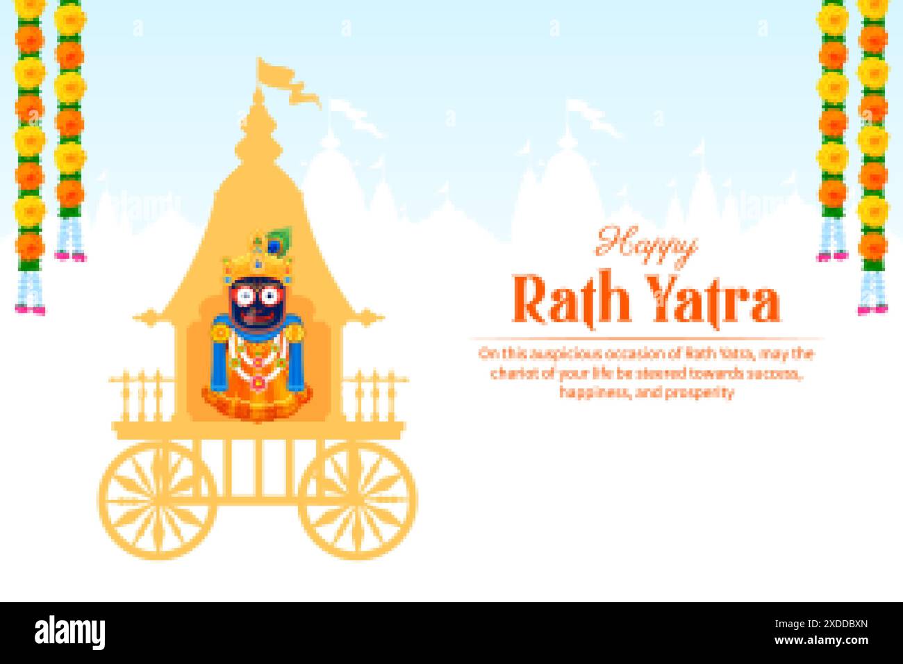 Lord Jagannath, Balabhadra and Subhadra on annual Ratha Yatra in Odisha ...