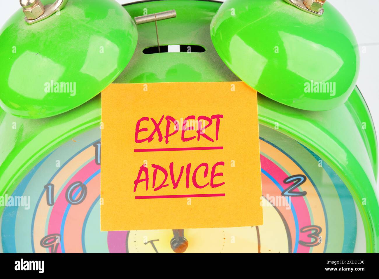Expert advice concept text the inscription on the sticker on top of the ...