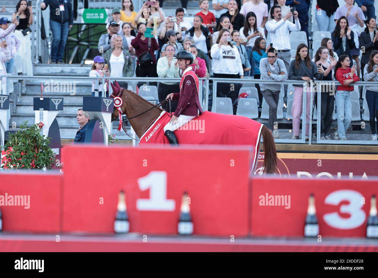 Jérôme Guery during the prize giving ceremony of the Second GCL ...