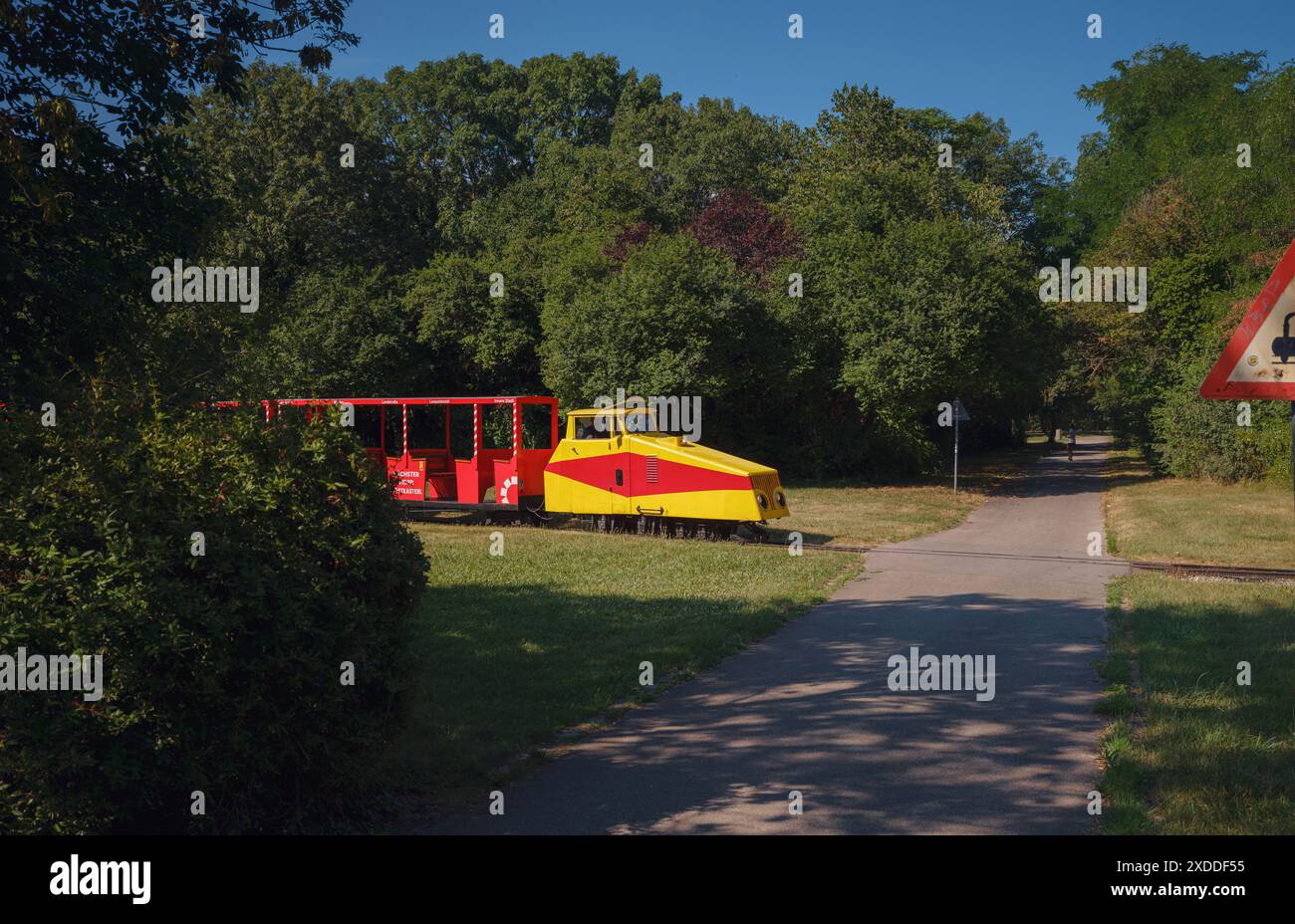 Vienna, Austria - 27 July 2023: Travel to Vienna, Austria. bright train ...