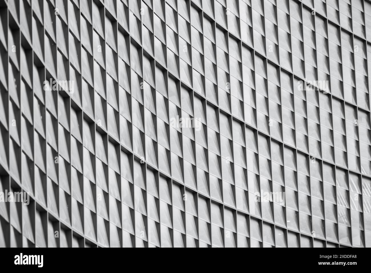 curve glass windows square pattern modern contemporary architecture ...