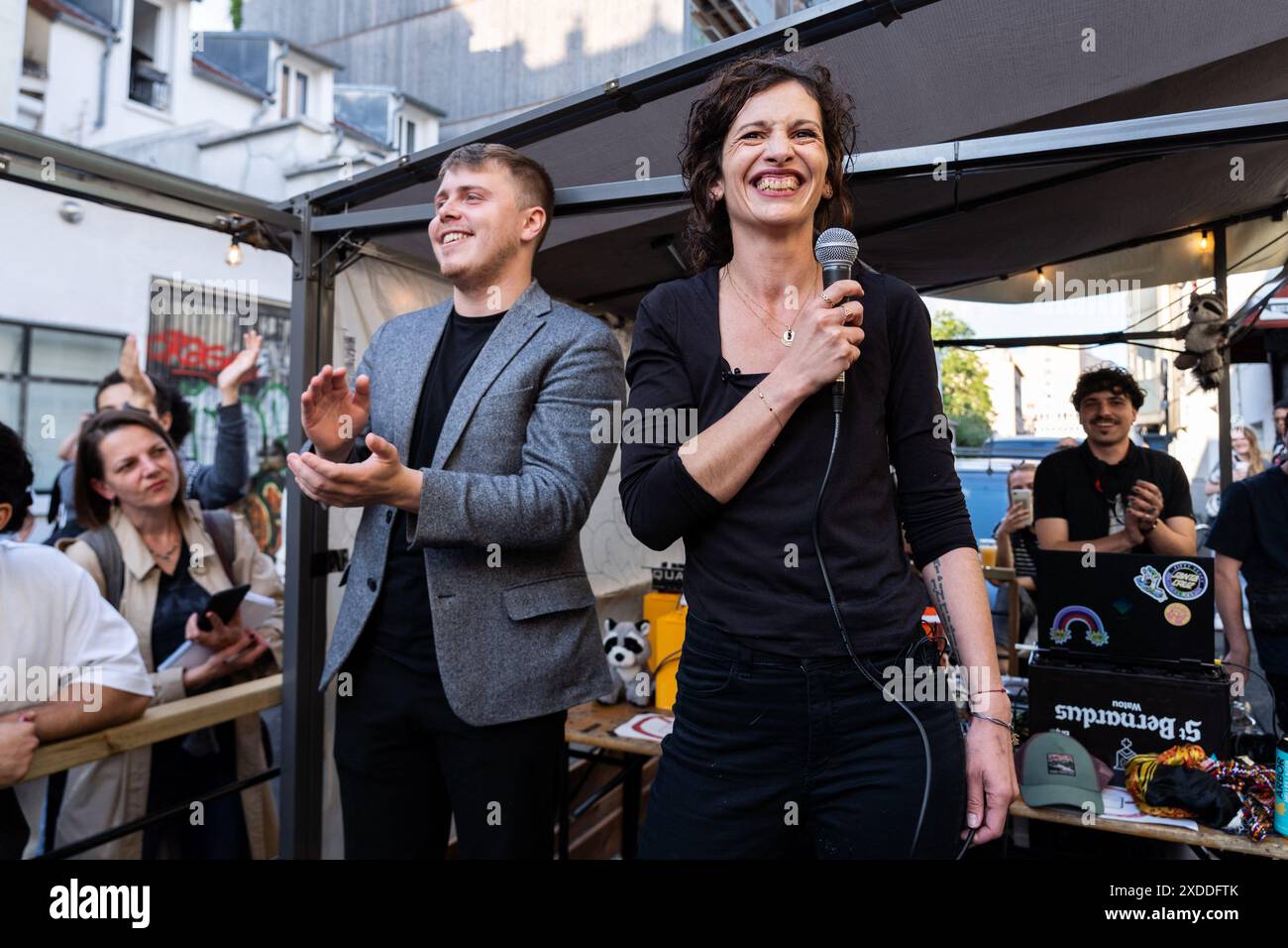 French MP and member of "La France insoumise” leftist party and the ...