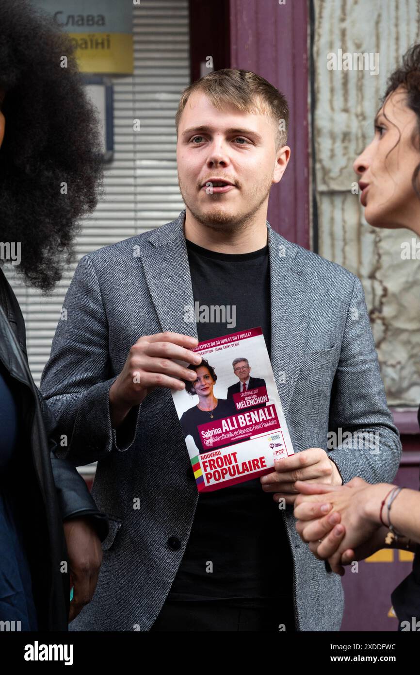 French MP and member of "La France insoumise” leftist party and the ...