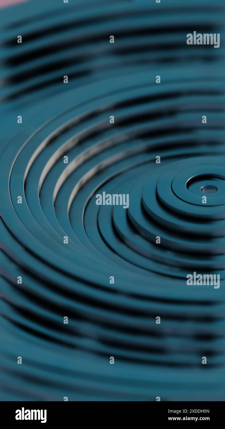 Rhythmic Depths: An Exploration of Dynamic Circular Layers Stock Photo ...