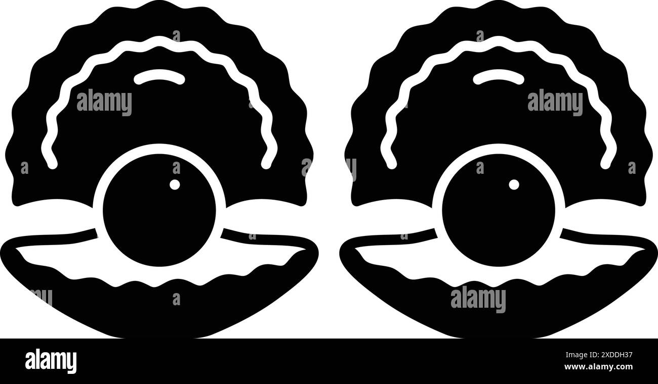 Icon for clams,shell Stock Vector Image & Art - Alamy