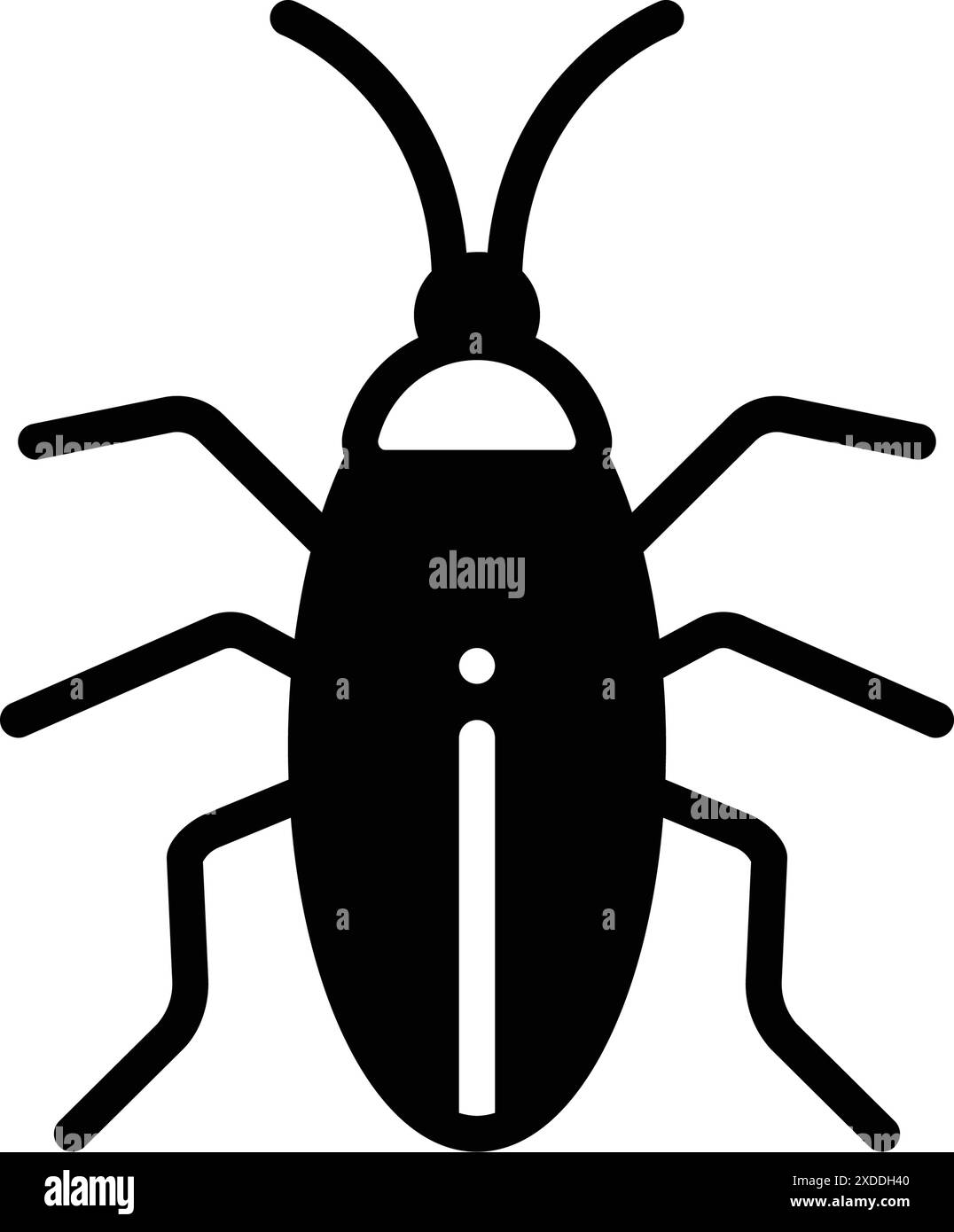 Cockroach symbol Black and White Stock Photos & Images - Alamy