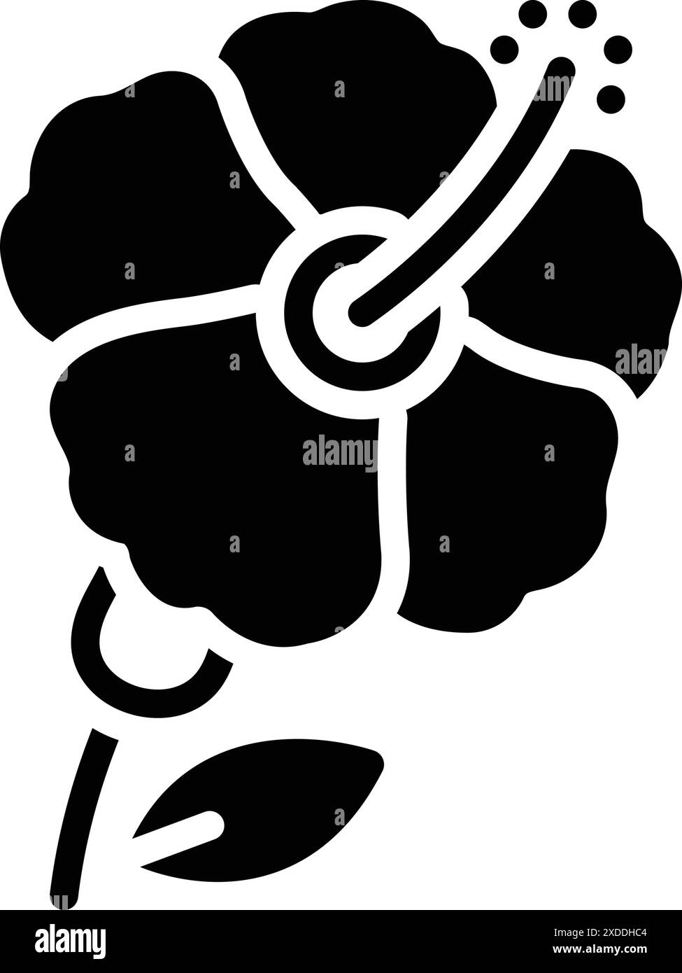 Icon for hibiscus Stock Vector Image & Art - Alamy