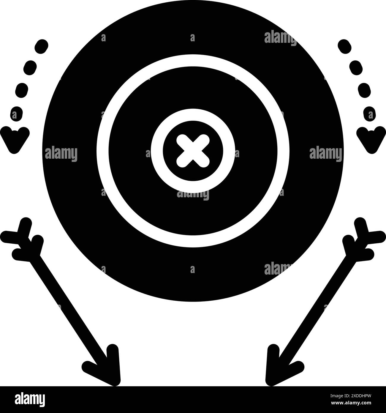 Miss the target Black and White Stock Photos & Images - Alamy