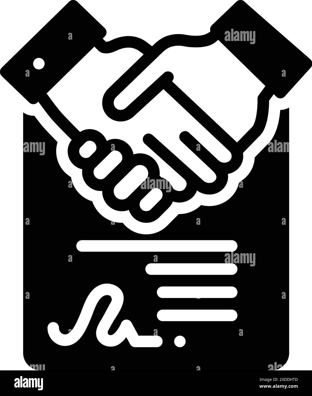 Cooperation accord Stock Vector Images - Alamy