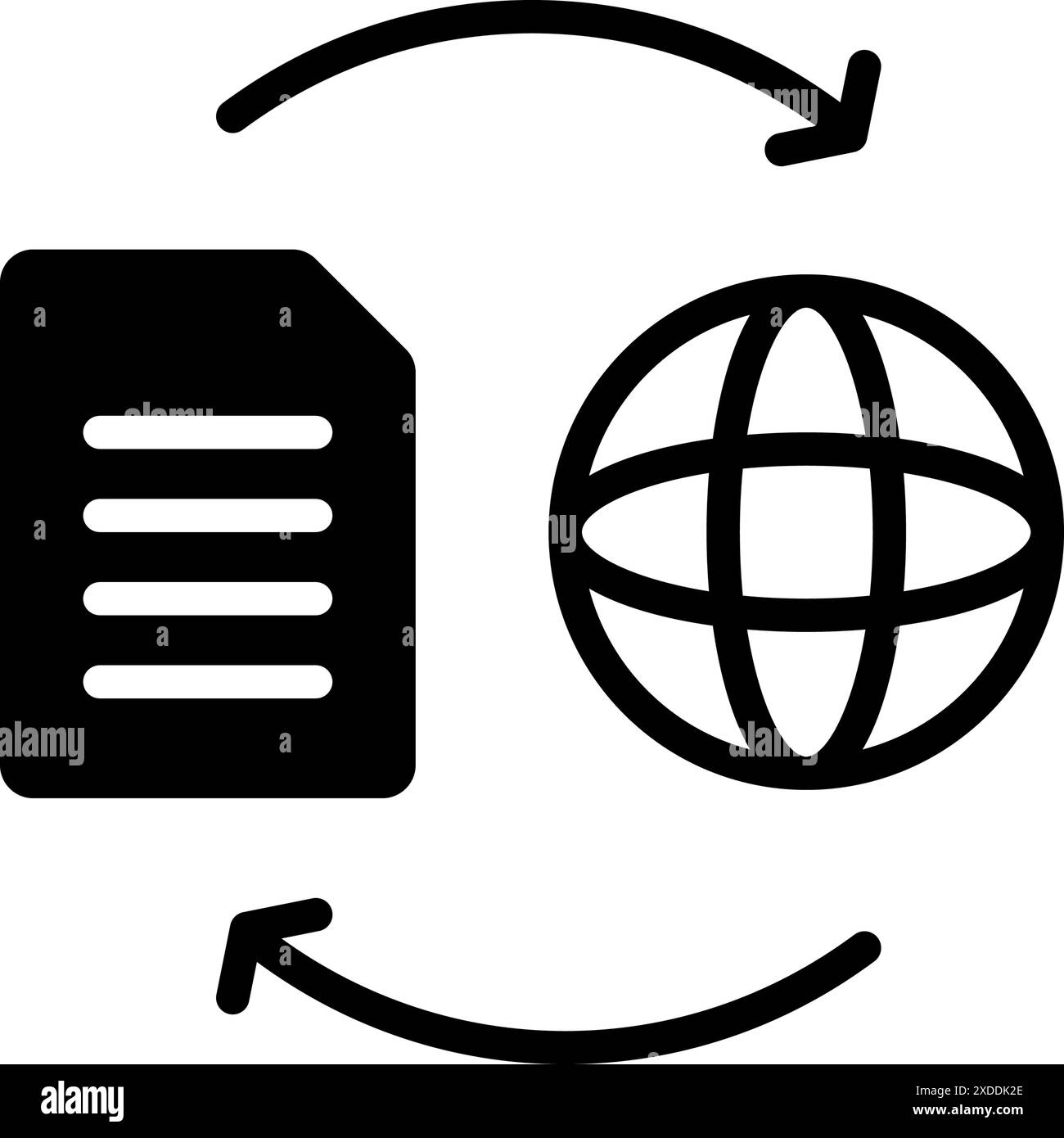 Convert symbol Black and White Stock Photos & Images - Alamy