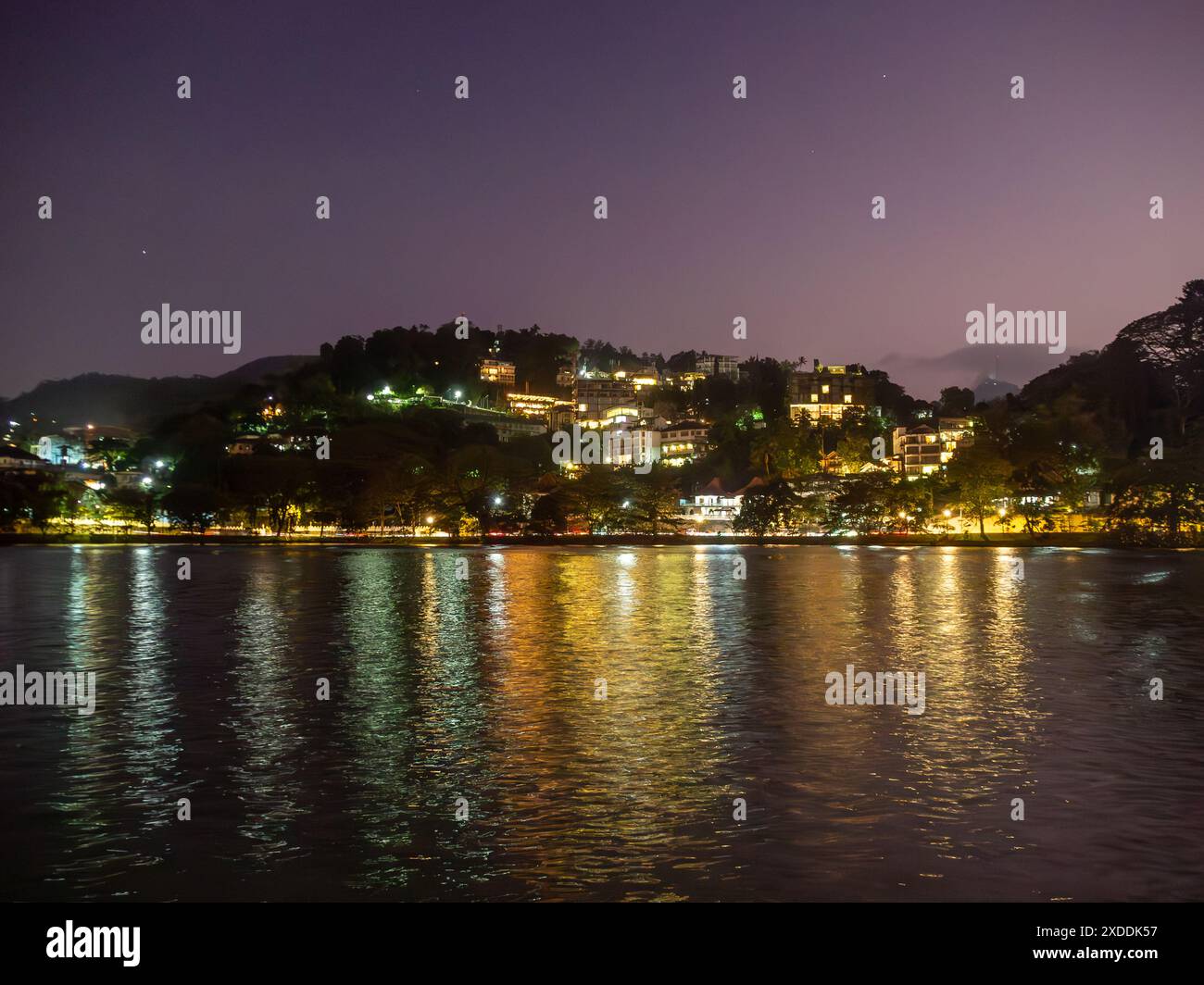 Kandy, Sri Lanka, Ceylon Island: city view and landscape, Sri Dalada ...