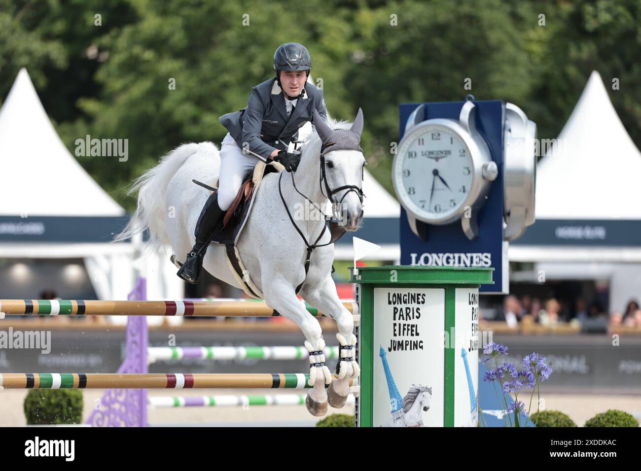 Eoin McMahon of Ireland with Cornest during the Prix Turkish Airlines CSI5* showjumping ...