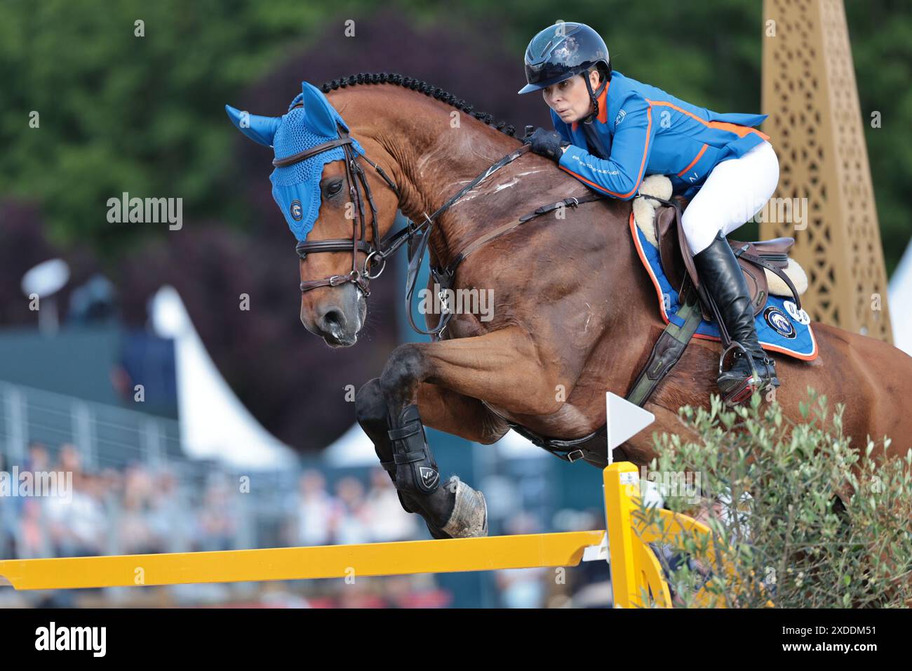 Edwina Tops-Alexander of Australia with Corelli de Mies during the Prix ...