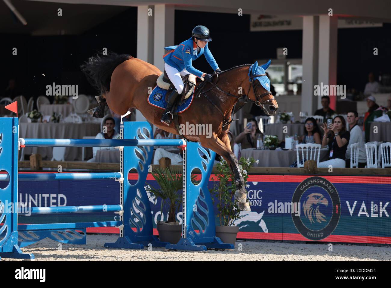 Edwina Tops-Alexander of Australia with Corelli de Mies during the Prix ...