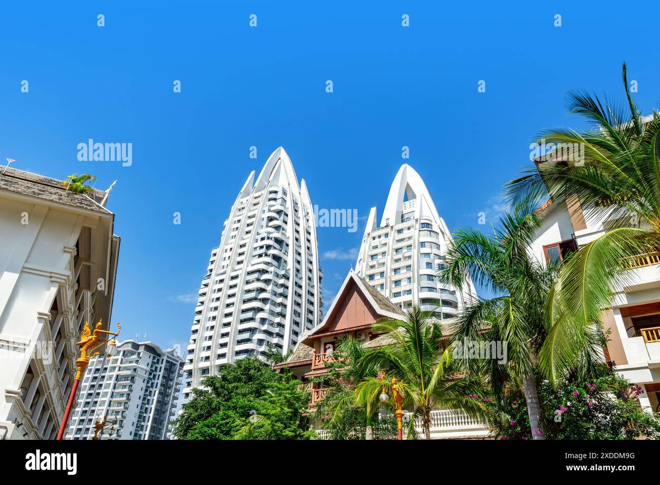 Southeast Asian style architecture in Xishuangbanna, Yunnan, China ...