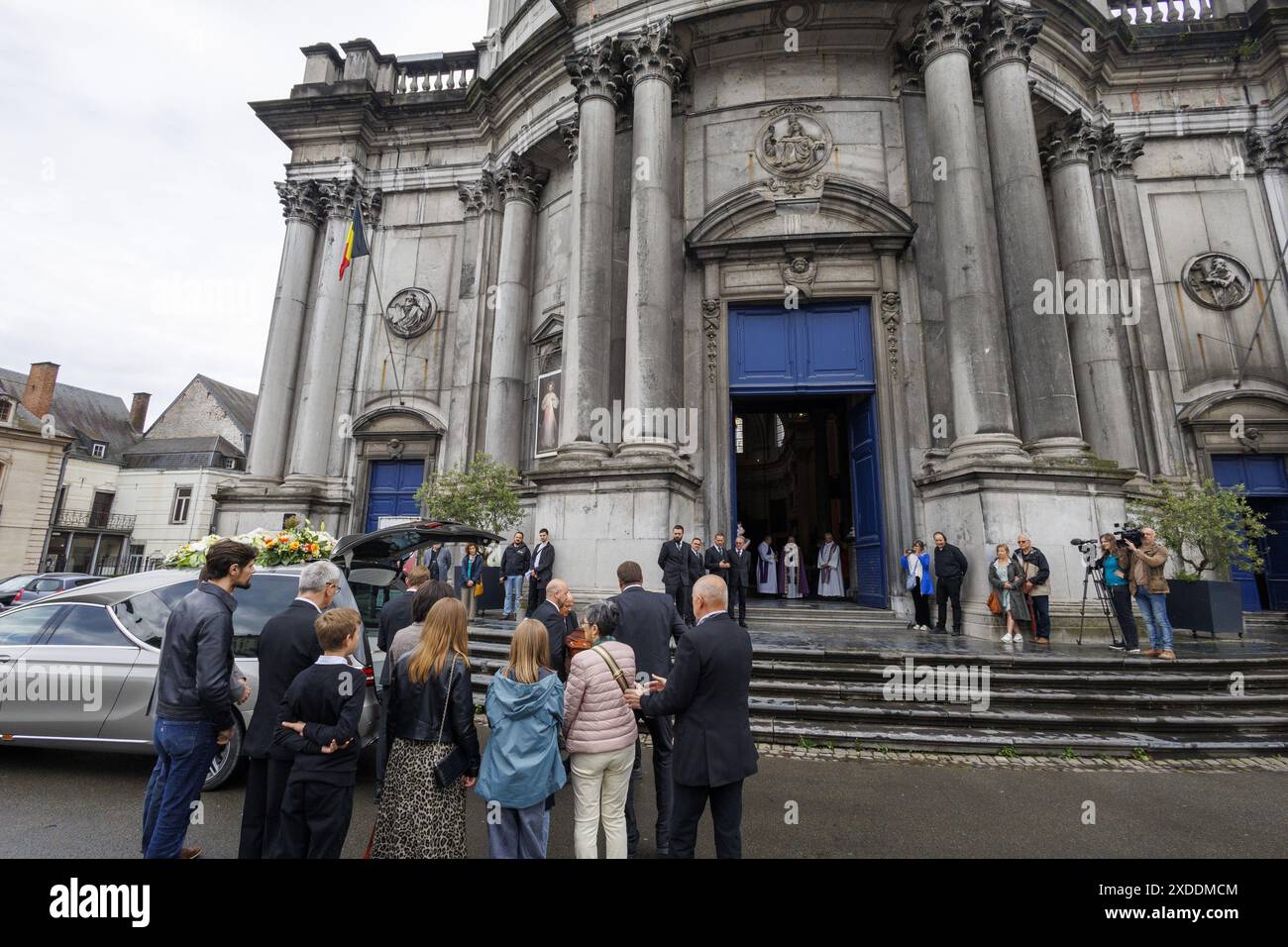 This picture shows the funeral ceremony for Jodie Devos, Belgian opera ...