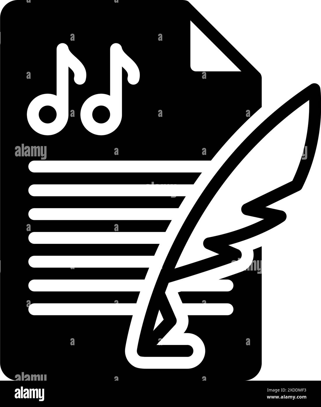 Icon for composition,melody Stock Vector Image & Art - Alamy
