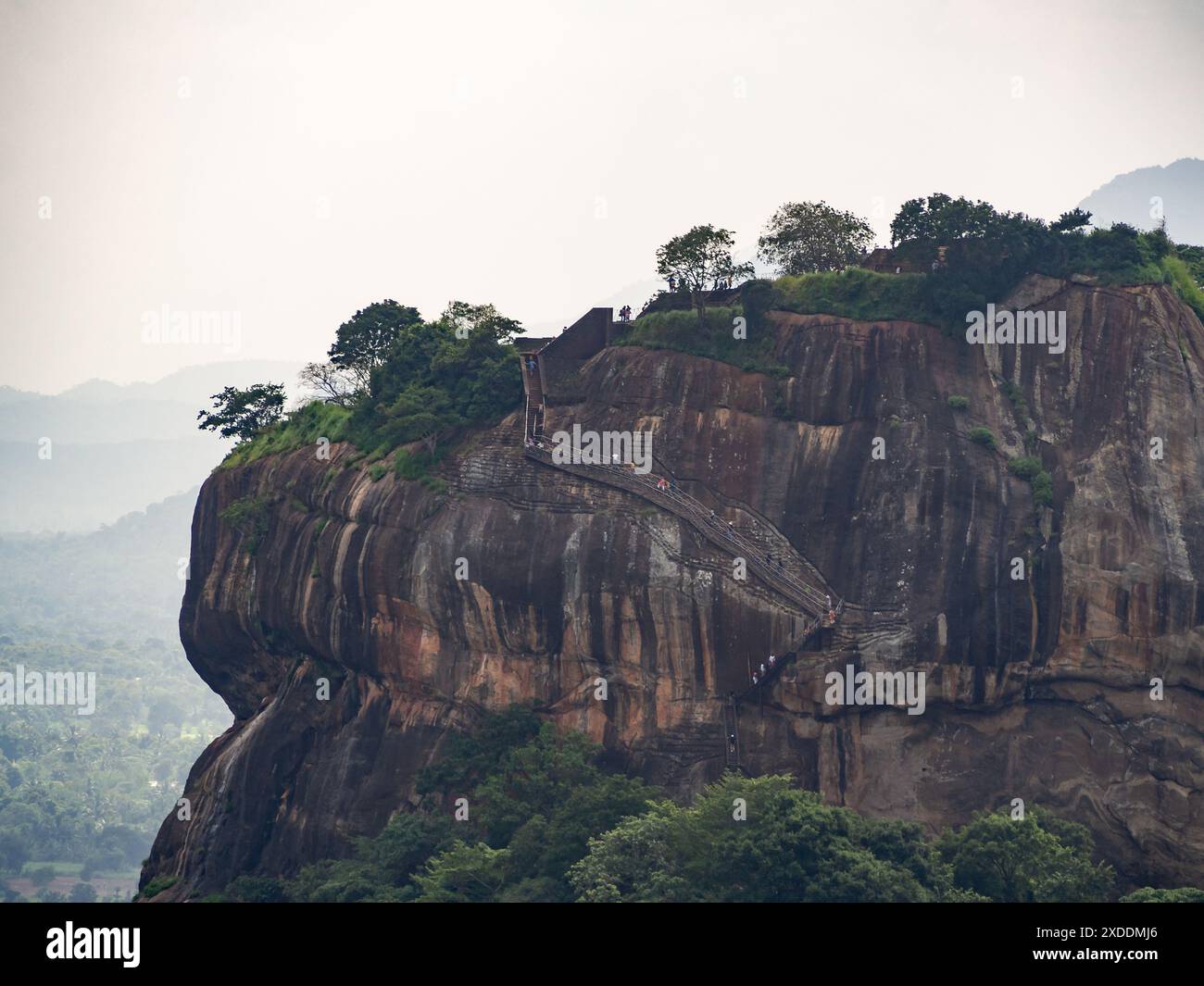 Sri Lanka, Ceylon Island - Sigiriya rock panoramic views over jungle ...
