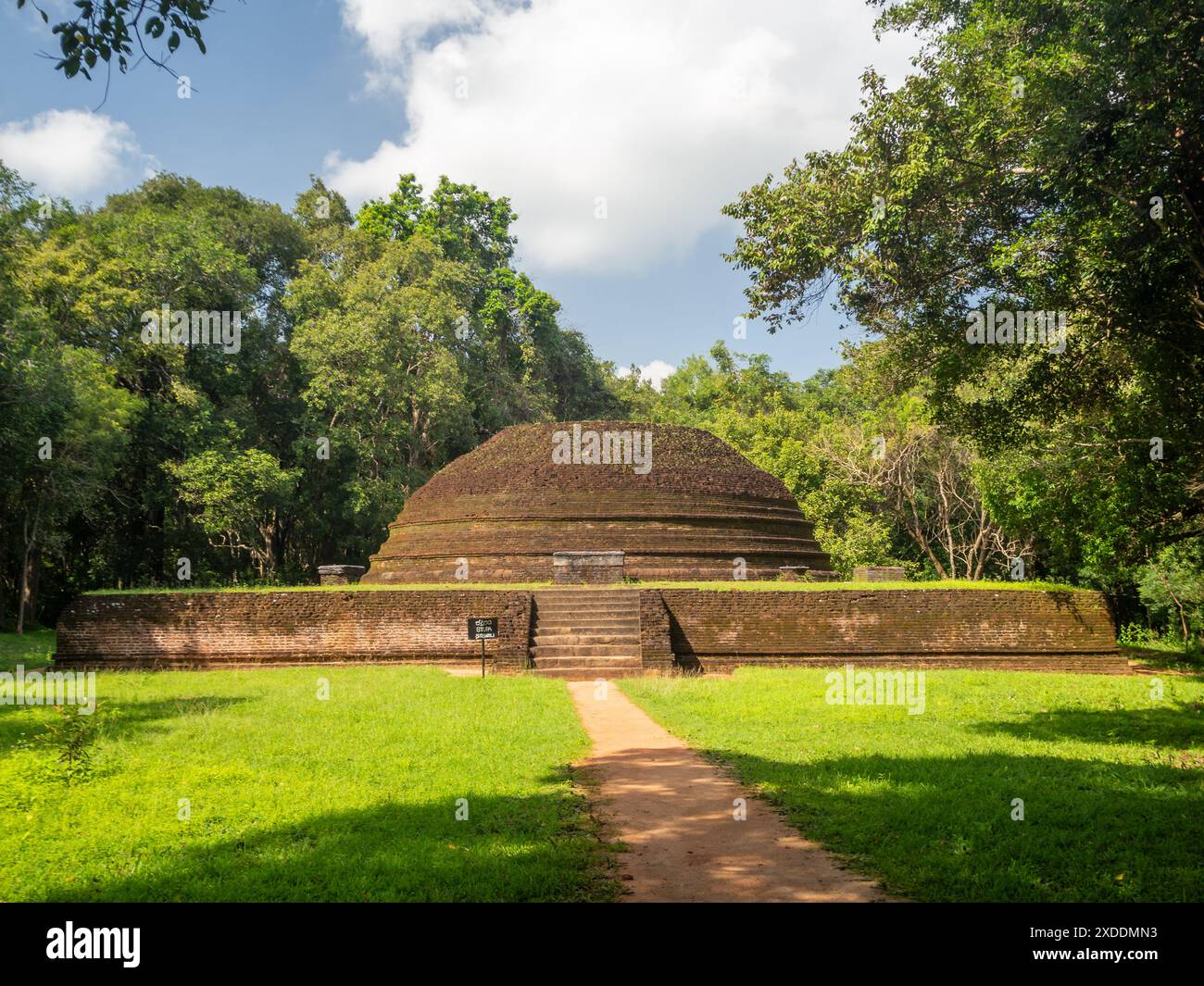 Sri Lanka, Ceylon Island - Ruins Boodigaraya of Pidurangala Temple and ...